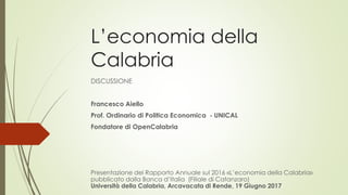 Economia della Calabria | PDF