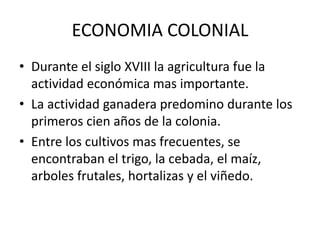 Economia colonial | PPT