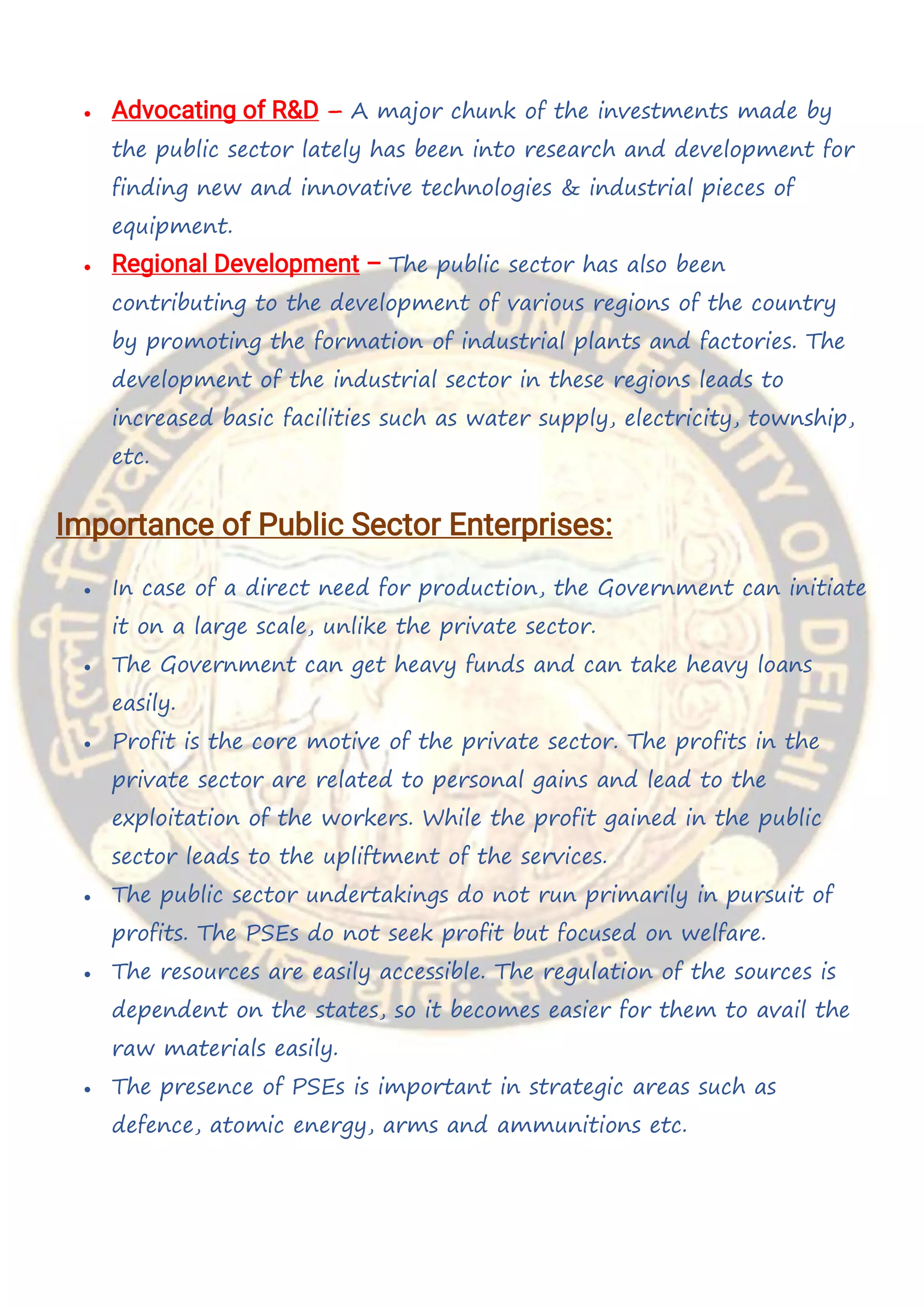 Public Sector Enterprises And Disinvestment In India | PDF