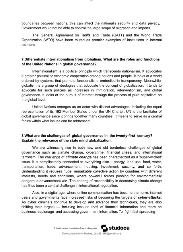 economic-globalization.pptx | Political Issues & policy | Politics