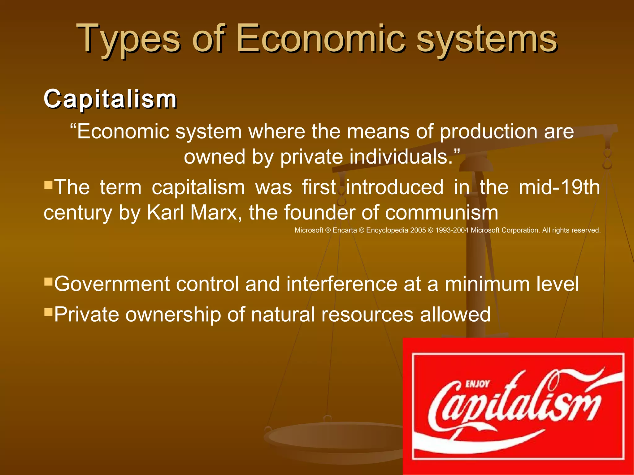 Economic systems | PPT