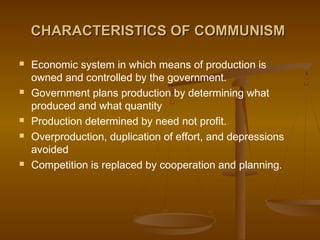 Economic systems | PPT