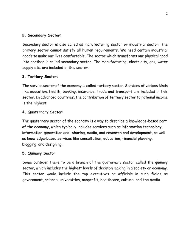Economic Activities | Economic Geography| | PDF