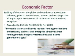 Economical factors | PPTX