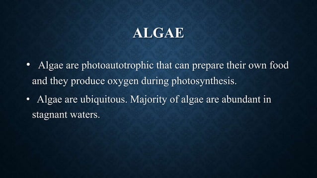 Economical importance of algae | PPTX