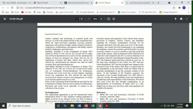 Economical Jurisprudence.pptx | Business | Business and Finance