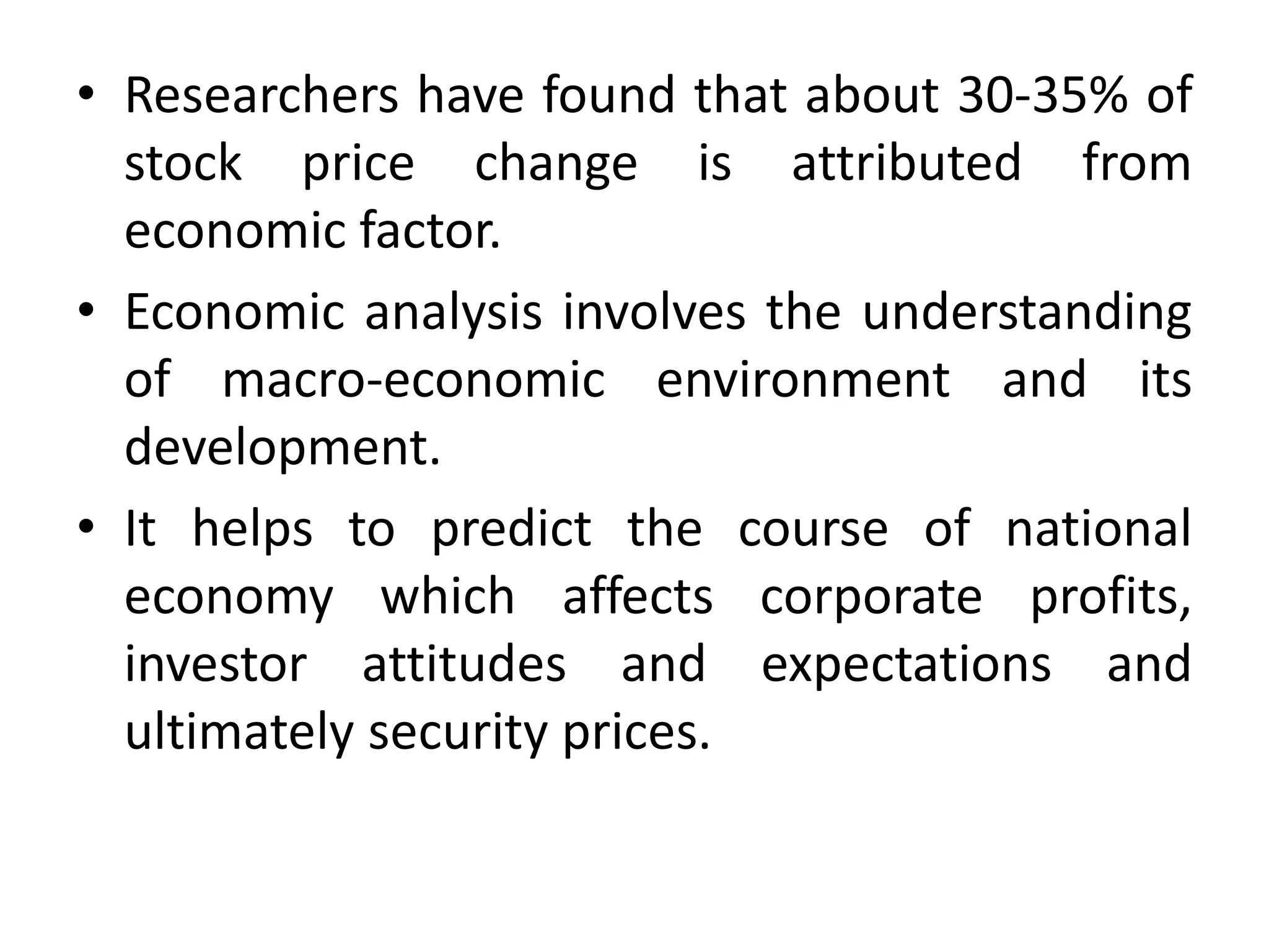 Economic analysis | PPTX