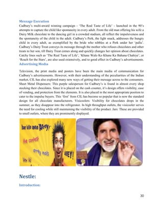 Economic analysis of cadbury & nestle | DOCX