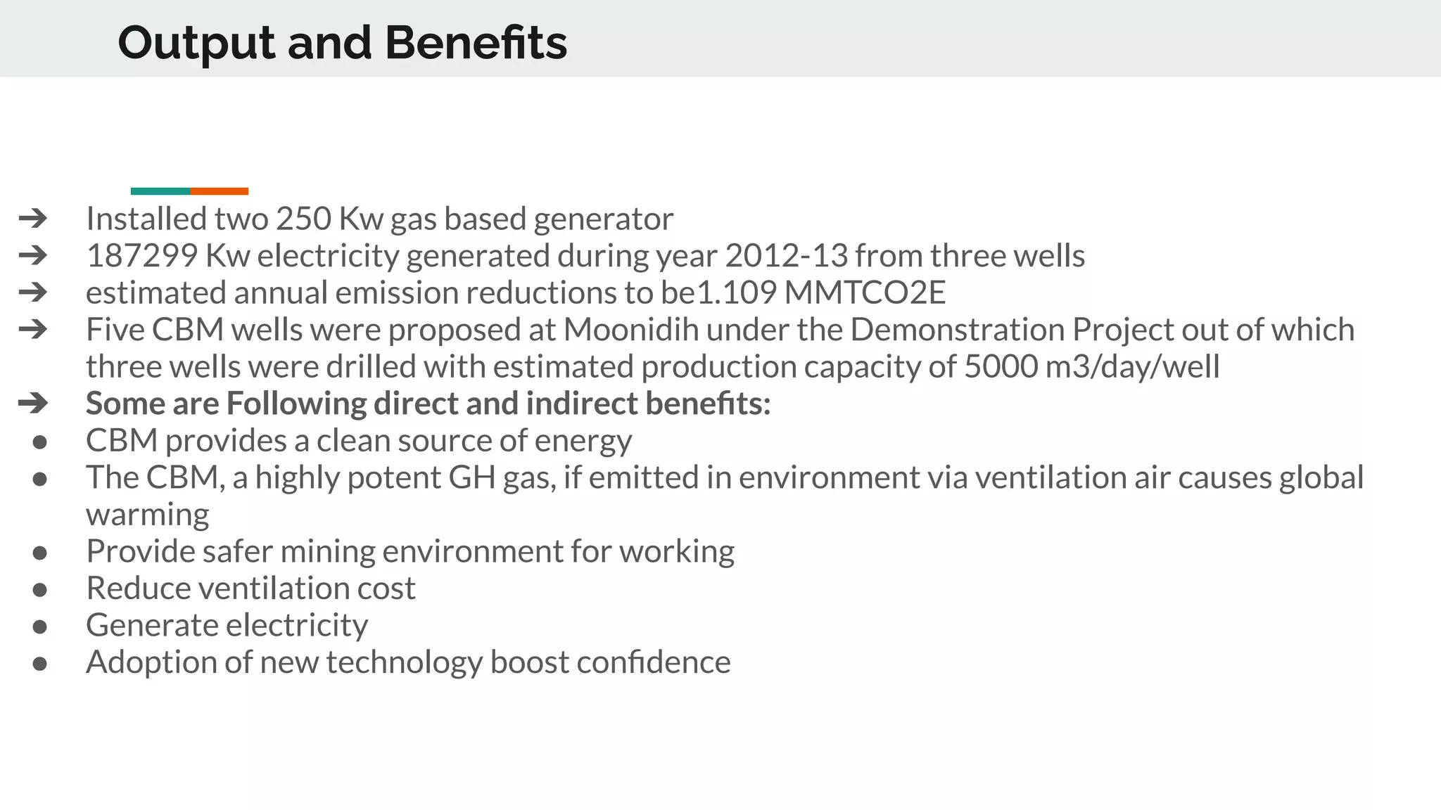 Economic analysis of methane drainage from underground coal mines in ...