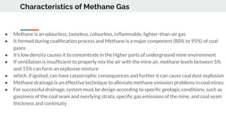 Economic analysis of methane drainage from underground coal mines in ...