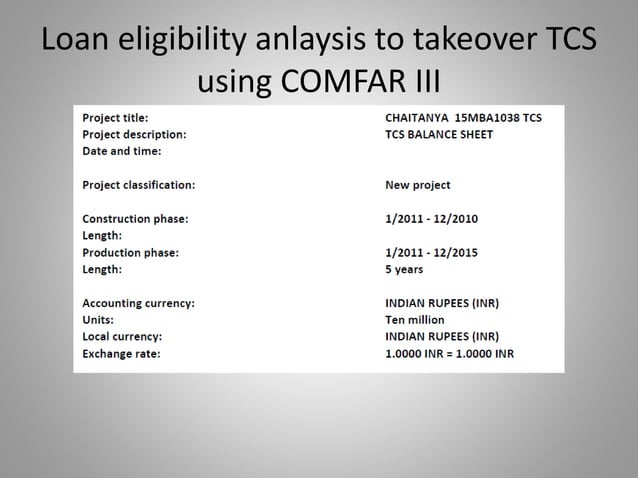 Economic Analysis on TCS | PPT