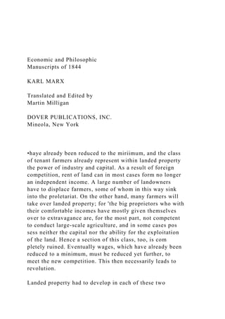 Economic and Philosophic Manuscripts of 1844KARL MARX.docx