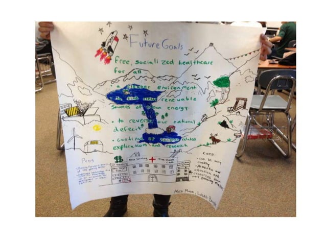 Economic and social goals p 5 posters | PPTX