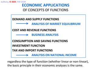 mathematics for economic economic application | PDF