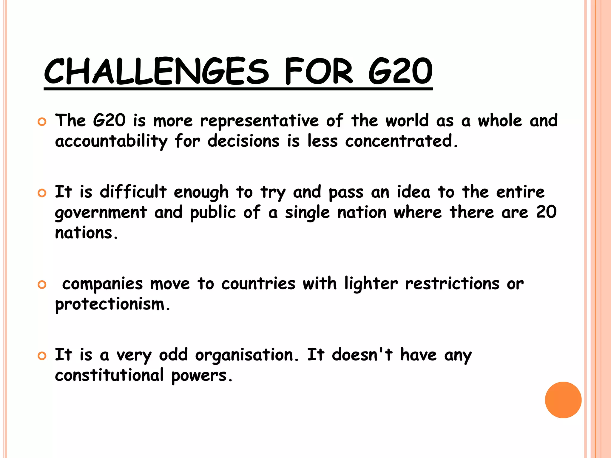 Economic Aspect G20 | PPT