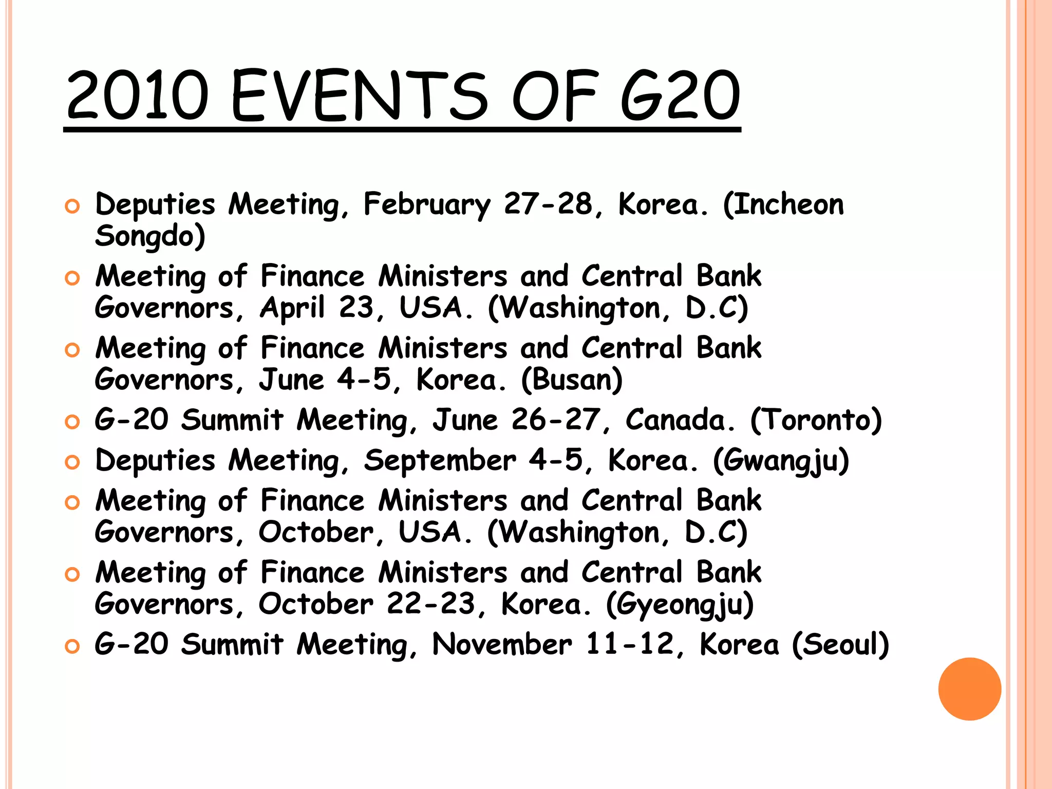 Economic Aspect G20 | PPT
