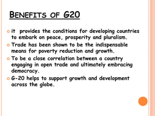Economic Aspect G20 | PPT
