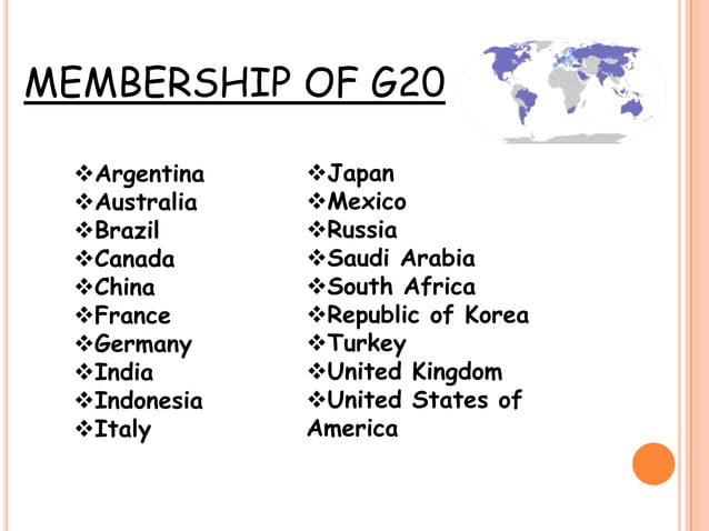 Economic Aspect G20 | PPT