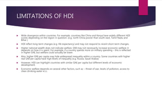 Economic aspect of human development index | PPT