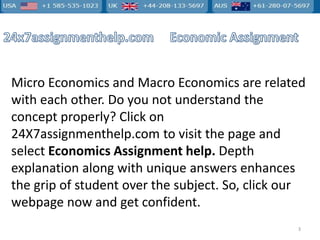 Economic assignment help | PPTX | Education