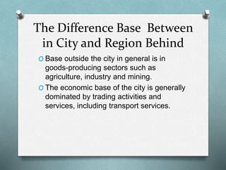 Economic base theory | PPTX