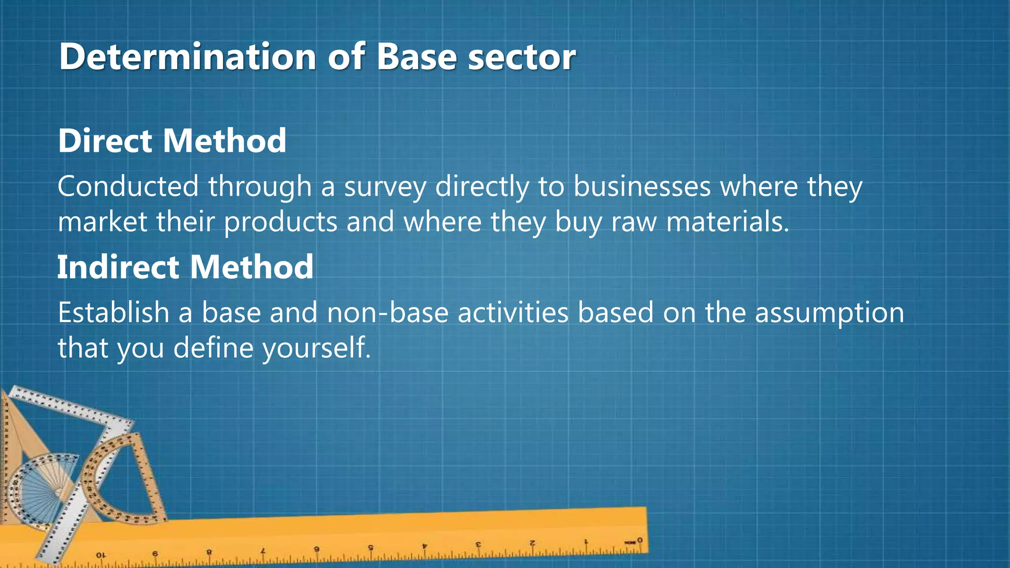 Economic base theory | PPTX