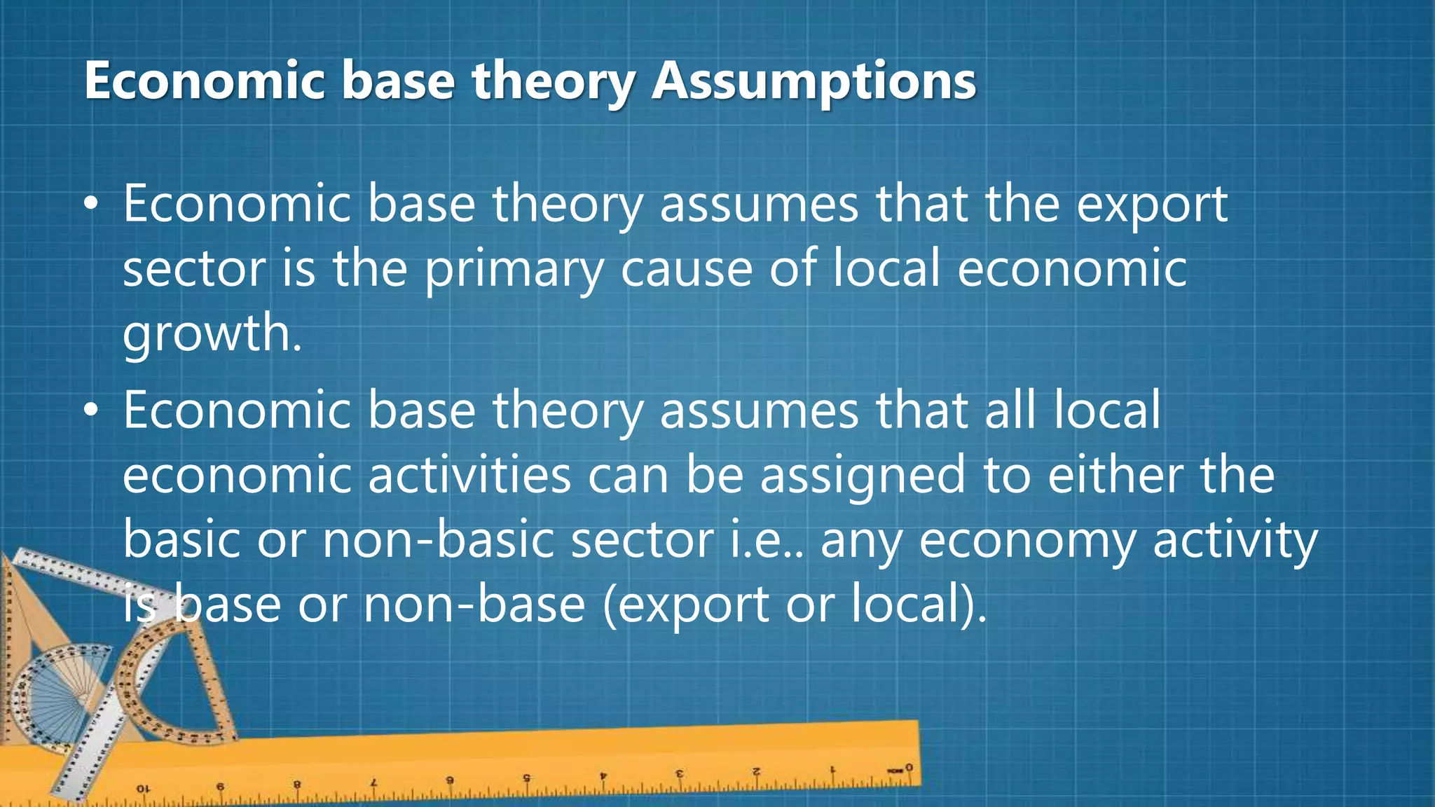 Economic base theory | PPTX