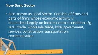 Economic base theory | PPTX