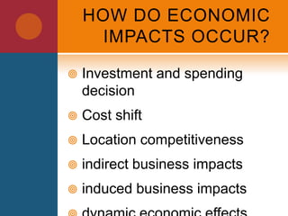 Economic benefits of investing in projects | PPTX