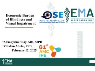Economic Burden of Blindness and Visual Impairment.PPT