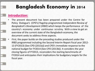 Economic condition analysis of bangladesh | PPT