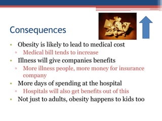 Economic consequences on obesity (medical cost) | PPTX