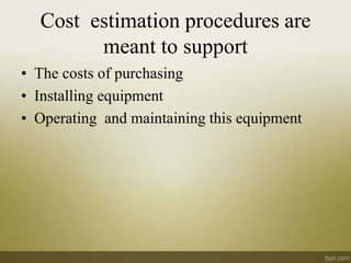 Economic consideration | PPTX