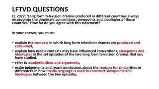 ECONOMIC CONTEXT - LONG FORM TV DRAMA - PPT | PPTX