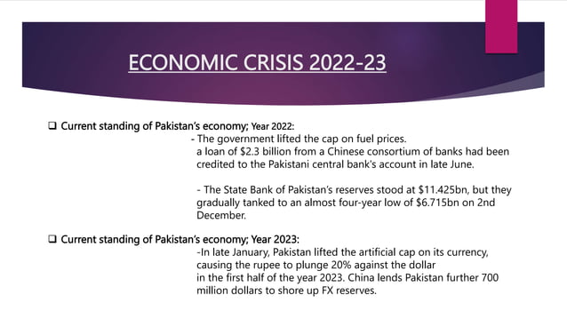 Economic Crises of Pakistan,sheikh.pptx | Currencies | Economy