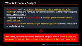 Economic design in cryptoeconomics_game theory_mechanism design_market ...