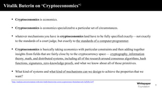 Economic Design in Cryptoeconomics_Overview | PDF