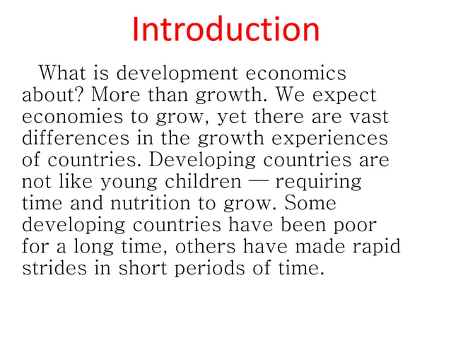Economic development | PPTX | Economy | Business and Finance