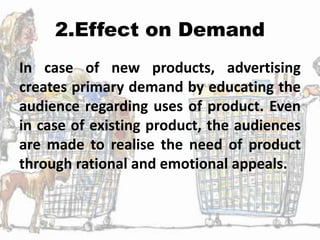 Role of Advertising in Economic Development of India | PPTX