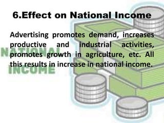 Role of Advertising in Economic Development of India | PPTX