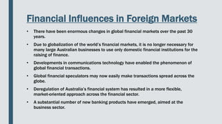 Analysis of Foreign Markets | PPTX