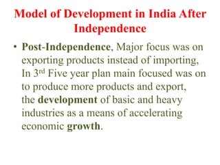 Economic development and political change after independence | PDF