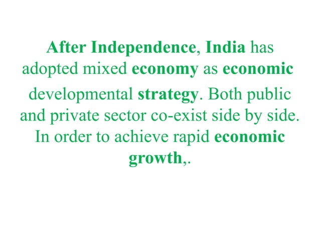 Economic development and political change after independence | PDF