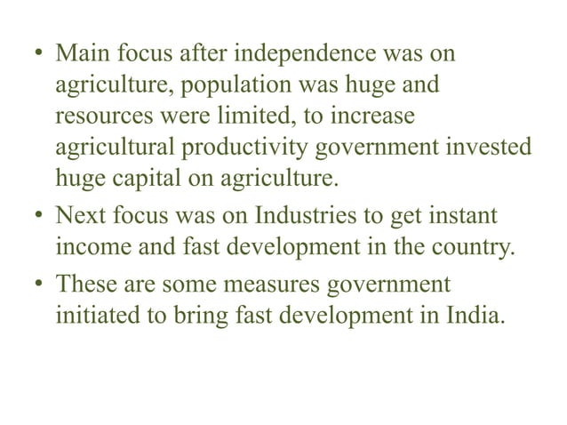 Economic development and political change after independence | PDF