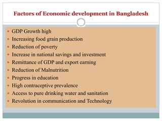 Economic development of BD.pptx