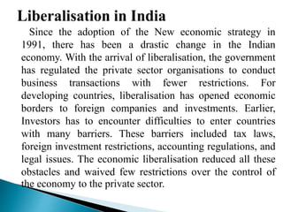 Economic development of india Part II | PPTX