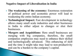 Economic development of india Part II | PPTX