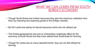 Economic development of south korea | PPTX