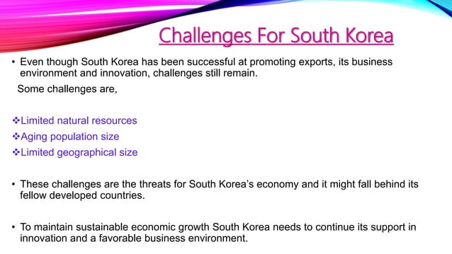 Economic development of south korea | PPTX