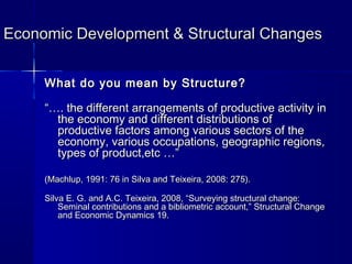 Economic development & structural changes | PPT
